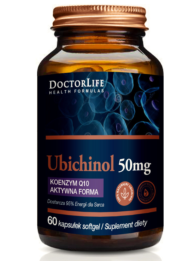 Ubichinol 50mg Koenzym Q10 Aktywna forma | 60 kapsułek | Doctor Life | Księgarnia Gadowski